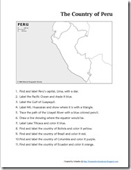 Perusing Peru ~ Lesson Plans and Links for Learning about Peru